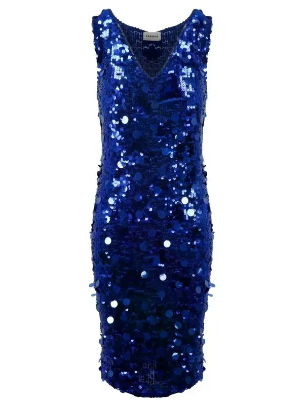 P.a.r.o.s.h Sequin-embellished Dress - Blue