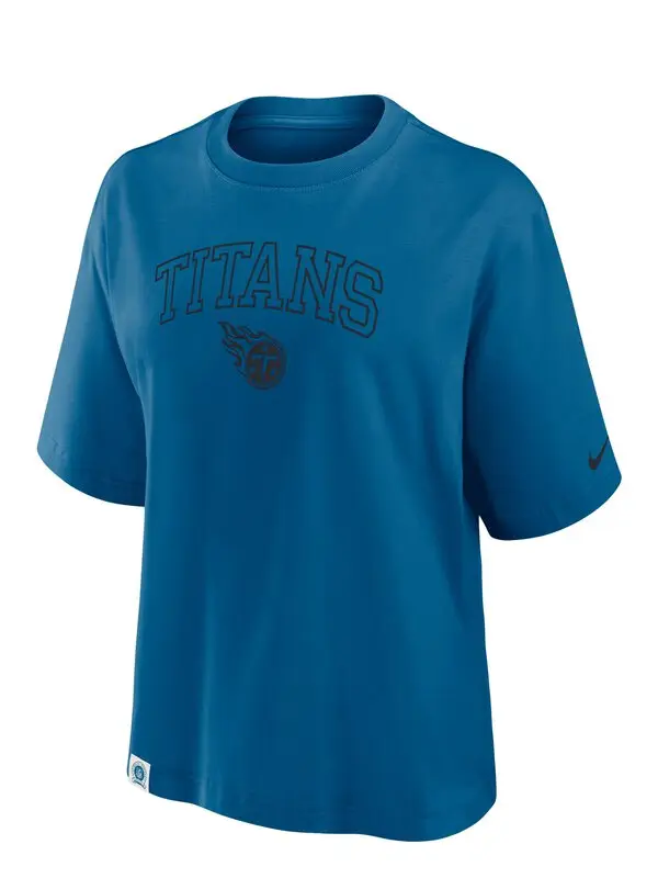 Nike Tennessee Titans Arch Boxy Nfl T-shirt - Blue
