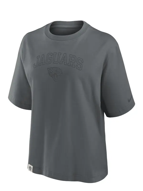 Nike Jacksonville Jaguars Arch Boxy Nfl T-shirt - Grey