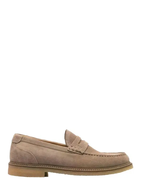 BOSS Suede Loafers - Neutrals