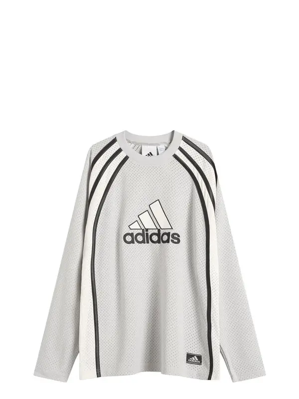 Adidas Warm-up Long Sleeve Top - Grey Two