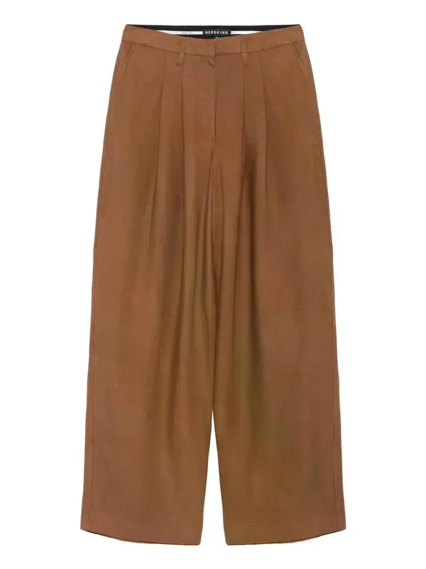 HERSKIND Lotus Trousers - Brown