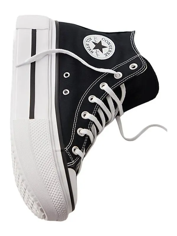CONVERSE Chuck All Star Lift Double Stack Sneakers - Black/white/black