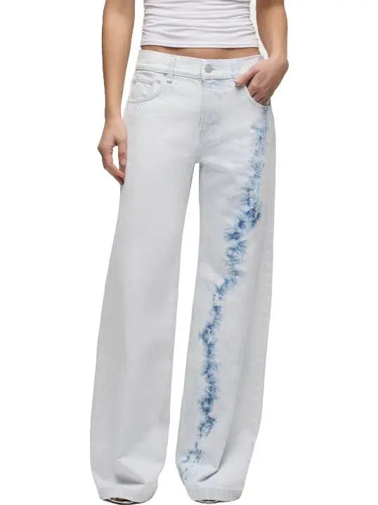 Hudson Jeans Rylee Low-rise Loose Pant - Bleached Cloud