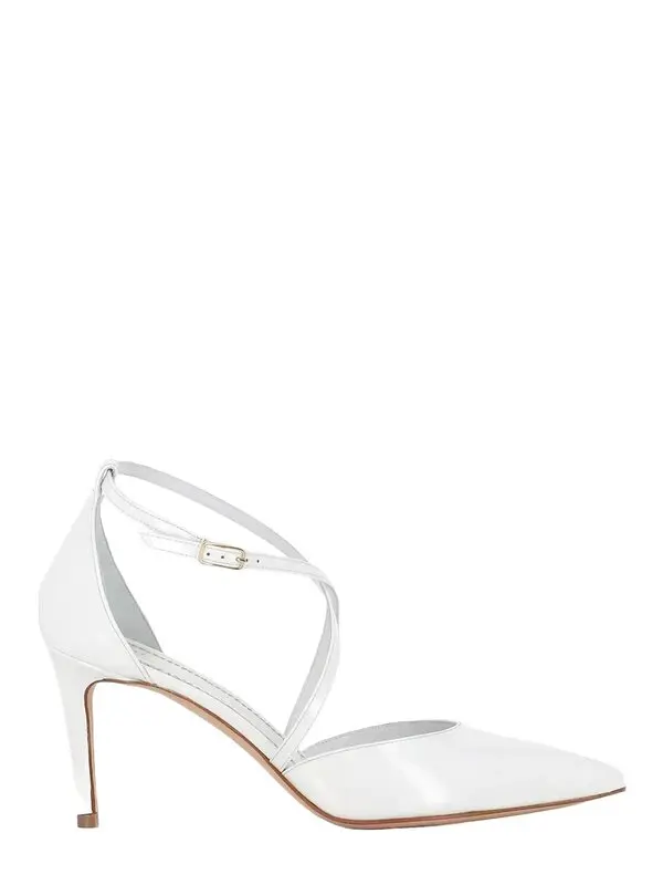 ANTONIO BARBATO MAESTRI VENEZIANI 80mm Leather Pumps - White