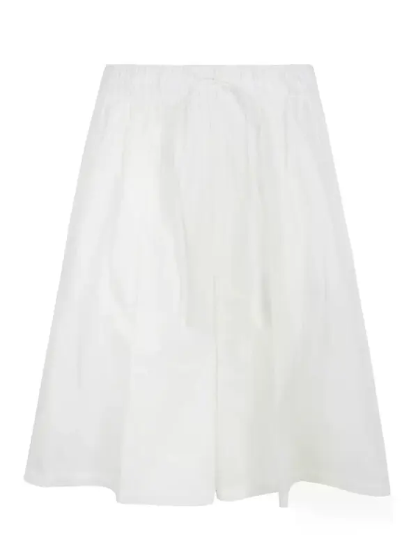 Liviana Conti Elasticated-waist Shorts - White