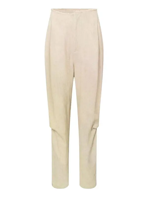 ELENA VELEZ Organic Linen Trousers - Neutrals