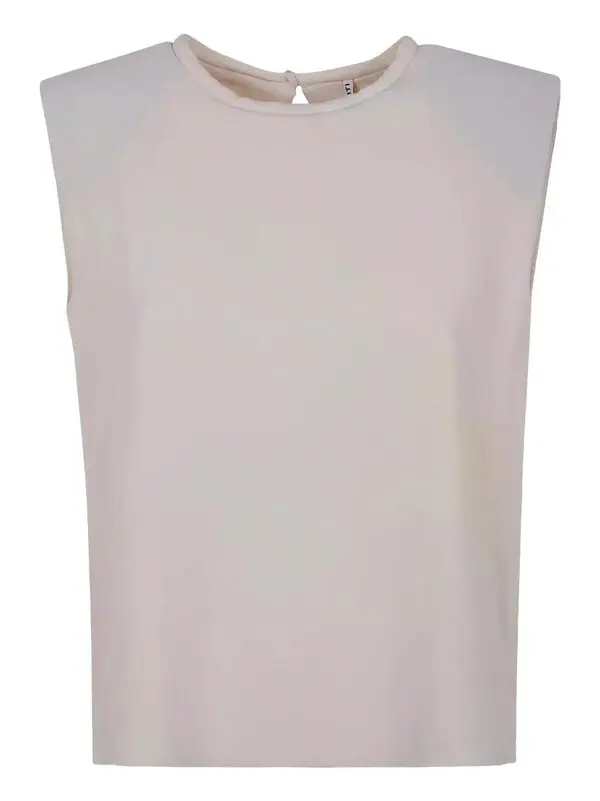 Liviana Conti Sleeveless T-shirt - Neutrals