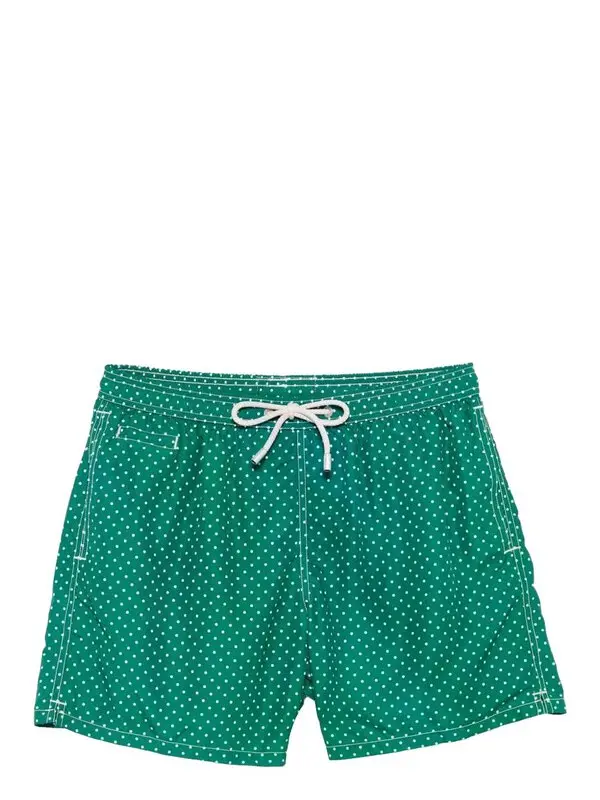 MC2 SAINT BARTH Lighting Micro Fantasy Swim Shorts - Green