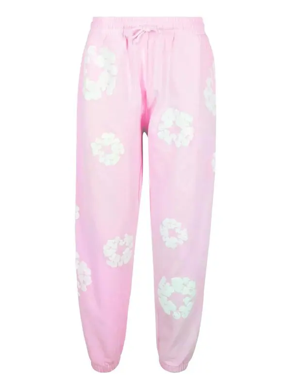 DENIM TEARS Cotton Wreath Track Pants - Pink
