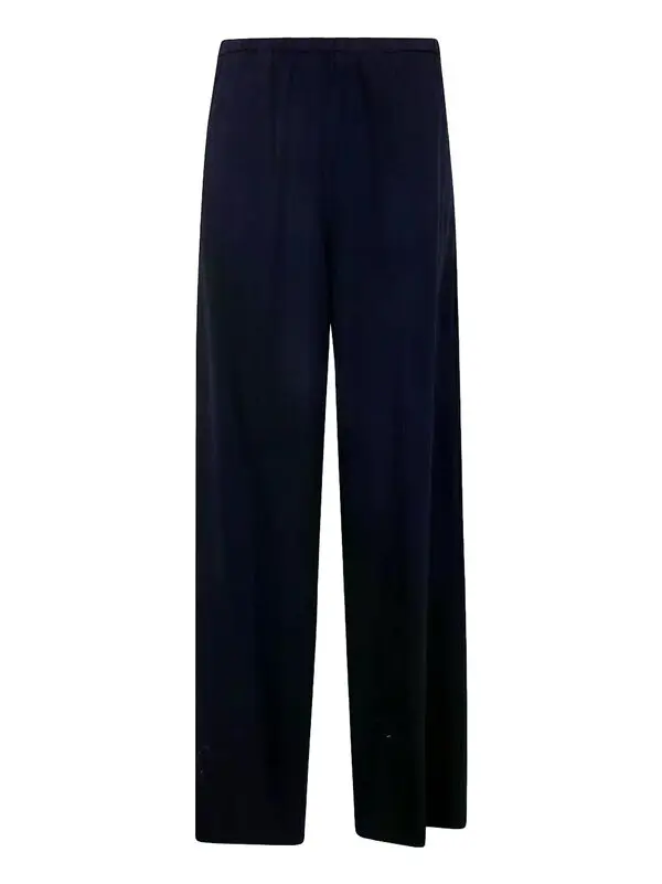 Liviana Conti Pleat-detailing Trousers - Blue