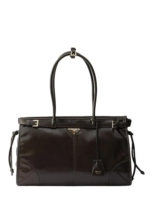Prada Bonnie Large Convertible Shoulder Handbag - Forest