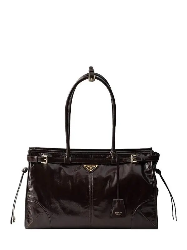 Prada Bonnie Large Convertible Shoulder Handbag - Palisander