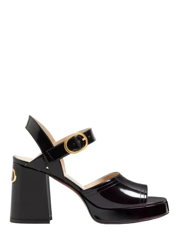Valentino Garavani 100mm Fawcette Platform Sandals - Black
