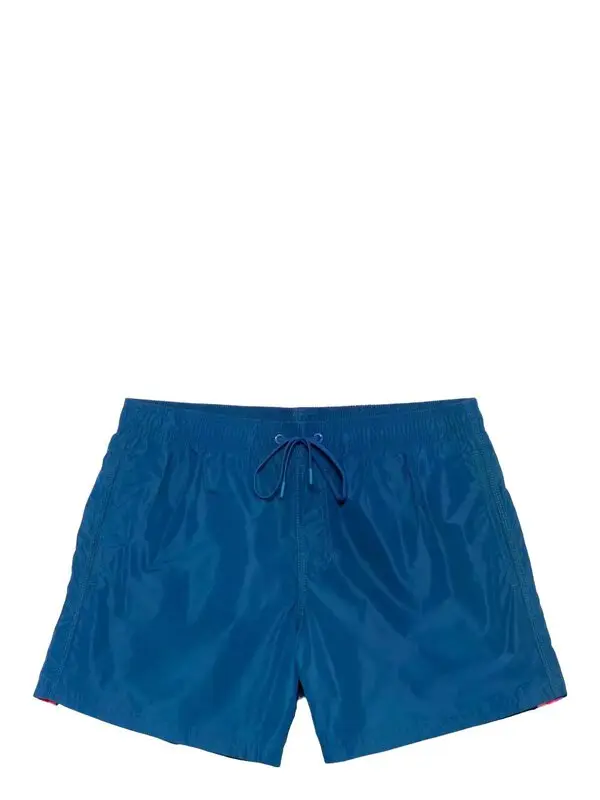 Sundek Stripe-detailing Swim Shorts - Blue
