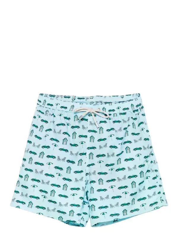 MC2 SAINT BARTH Lighting Swim Shorts - Blue