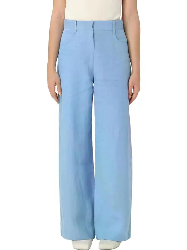 Max Mara Wide-leg Trousers - Blue