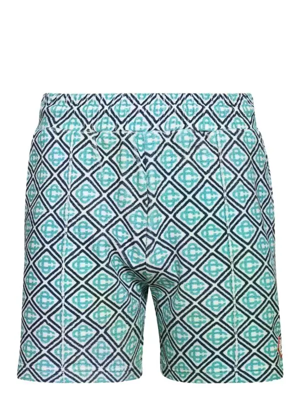 Casablanca Towelling Shorts - Blue