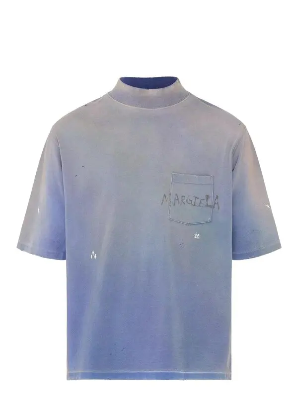 MAISON MARGIELA Logo-print T-shirt - Blue