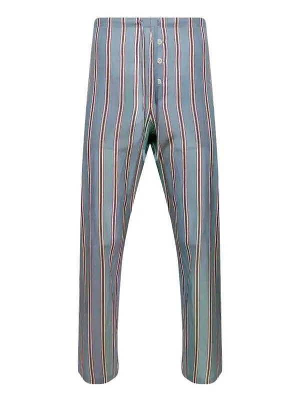 BODE Striped Pajama Bottoms - Blue