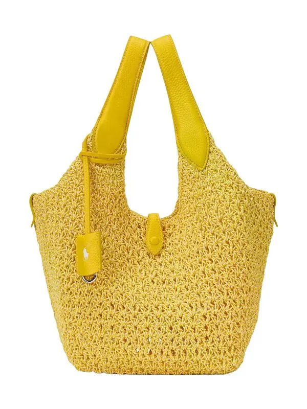 Polo Ralph Lauren Leather-trim Tote Bag - Yellow