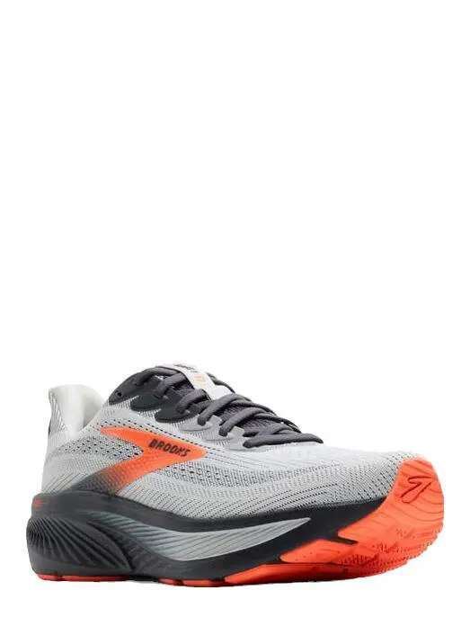 Brooks Ghost 17 Running Shoe - Oyster Mushroom/orange/ebony