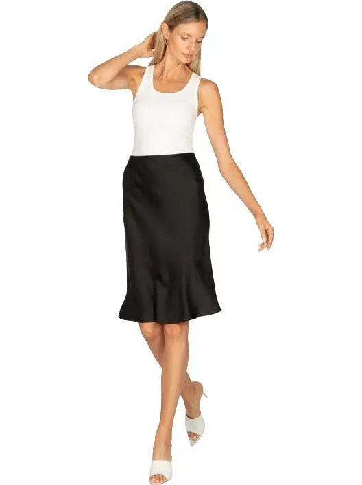 SECRET PON-PON Lainey Midi Skirt - Black