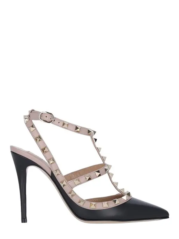 Valentino Garavani Rockstud Leather Pumps - Black