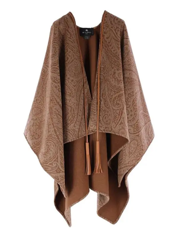Etro Cape - Multicolor Beige Base