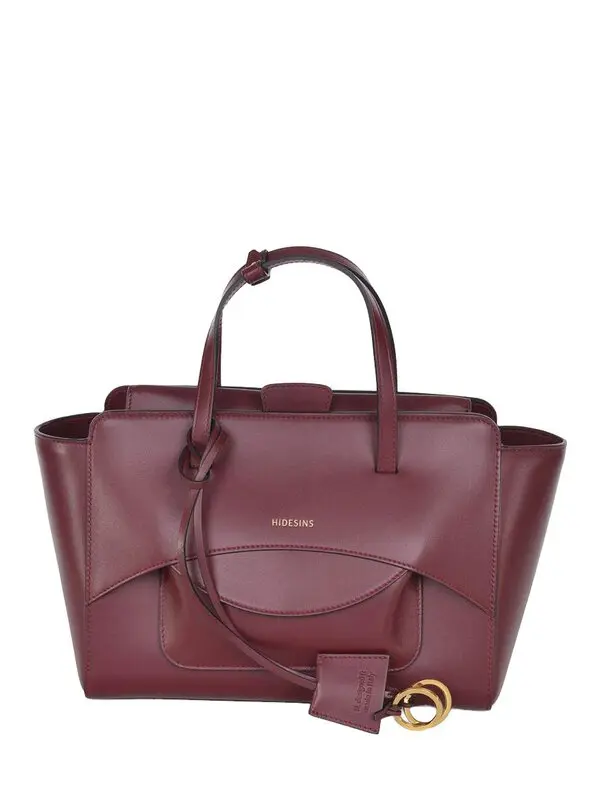 HIDESINS Flap M Leather Bag - Vino