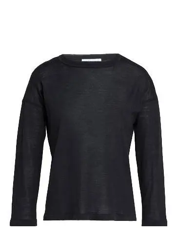 CARACTÈRE Knitted Crewneck Sweater - Black