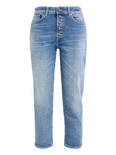 DONDUP Tapered Jeans In Cotton And Elastane - Blue