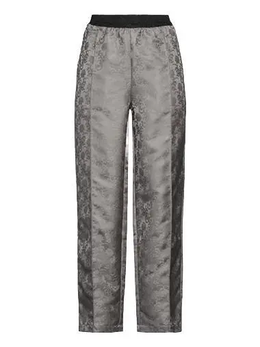 CONNOR & BLAKE Wide-leg Jacquard Pants - Grey