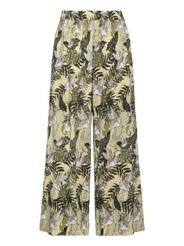 CONNOR & BLAKE Wide-leg Viscose Pants - Green