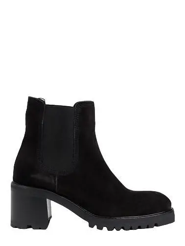 PEDRO GARCIA Leather Chelsea Ankle Boots - Black