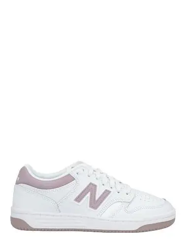 NEW BALANCE Leather Sneakers - White