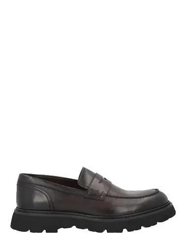 DOUCAL'S Leather Loafers - Black