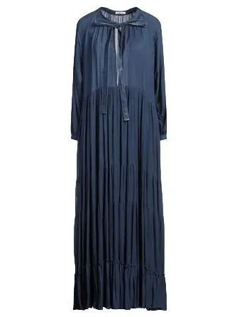 REPLAY Flared Maxi Dress - Navy