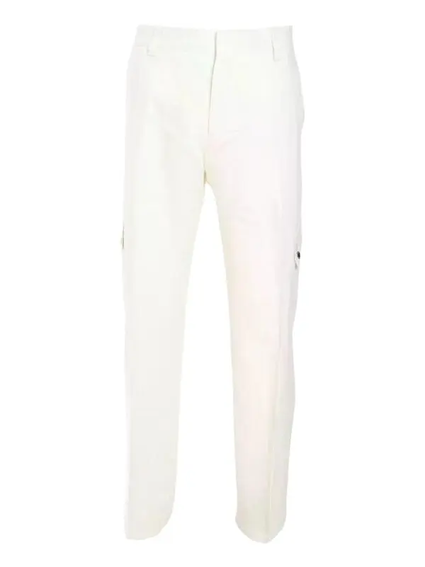 Off-White Slim-cut Cargo Trousers - White
