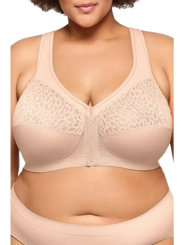 GLAMORISE Magiclift Racerback Bra - Cafe