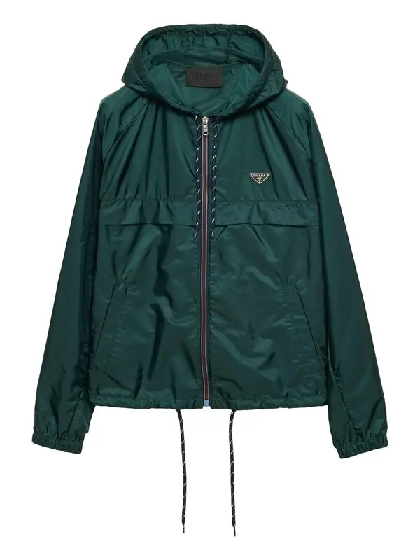 Prada Re-nylon Blouson Jacket - Bottle Green