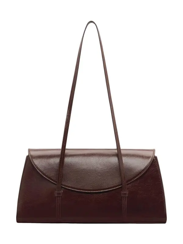 REFORMATION Elena Shoulder Bag - Brown