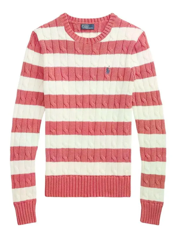 Polo Ralph Lauren Cotton Striped Sweater - Pink
