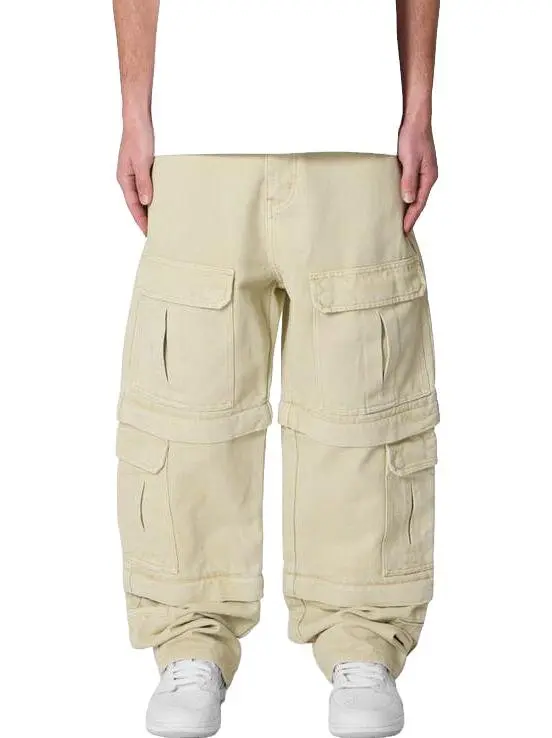 Mnml Ultra Baggy Cargo Pants - Tan