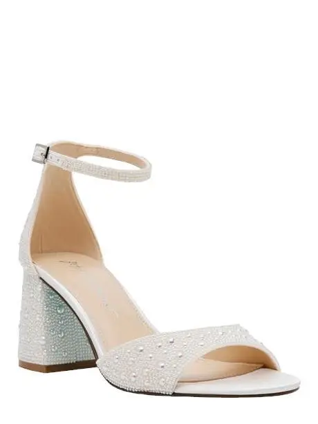Betsey Johnson Kami Block Heel Sandal - Pearl