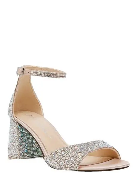 Betsey Johnson Kami Block Heel Sandal - Rhinestone