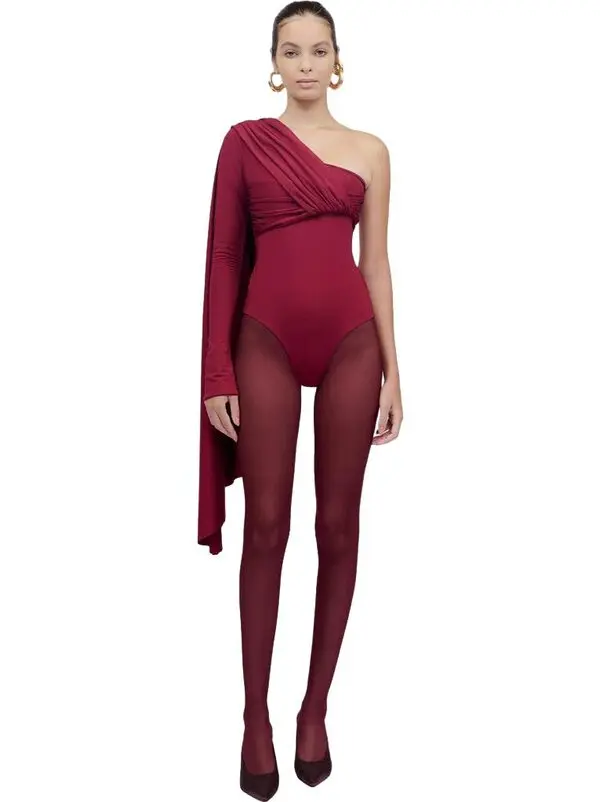 MAYGEL CORONEL Vionnet One-piece - Burgundy