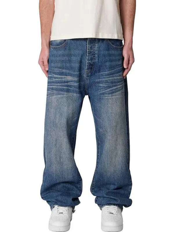 Mnml Ultra Baggy Jeans - Blue