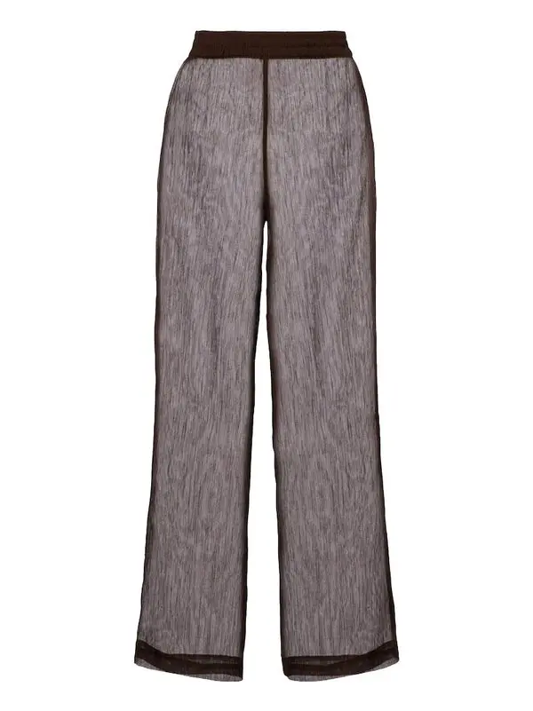 Jade Swim Mika High-rise Straight Pants - Brown