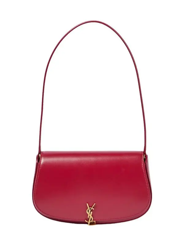 Saint Laurent Voltaire Mini Leather Shoulder Bag - Red